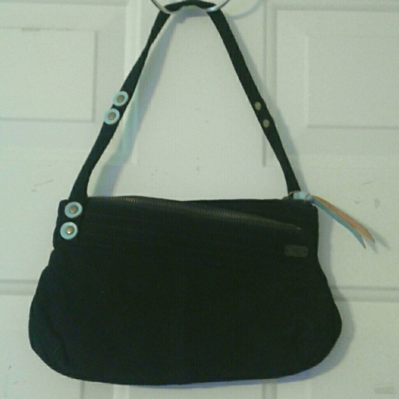 Roxy | Bags | 525 Roxy Black Suede Purse | Poshmark
